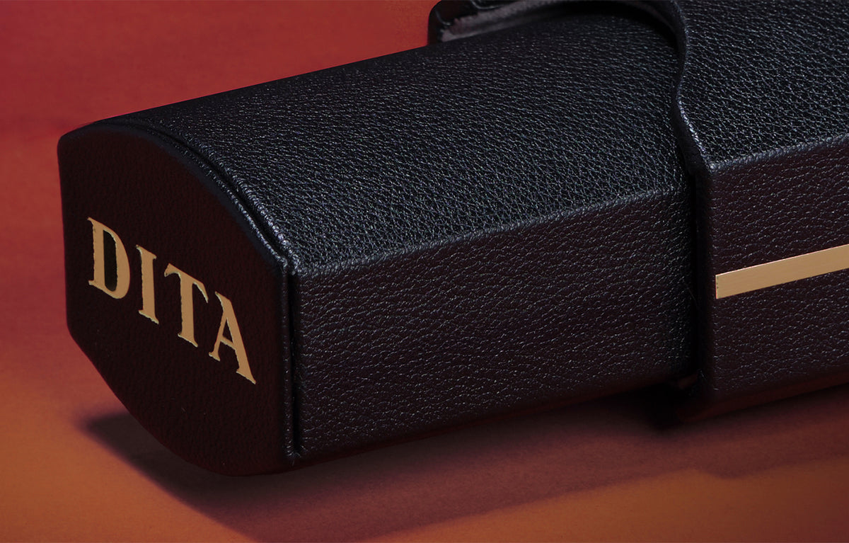 Standard Leather Hard Shell Eyewear Case - DITA Eyewear Official
