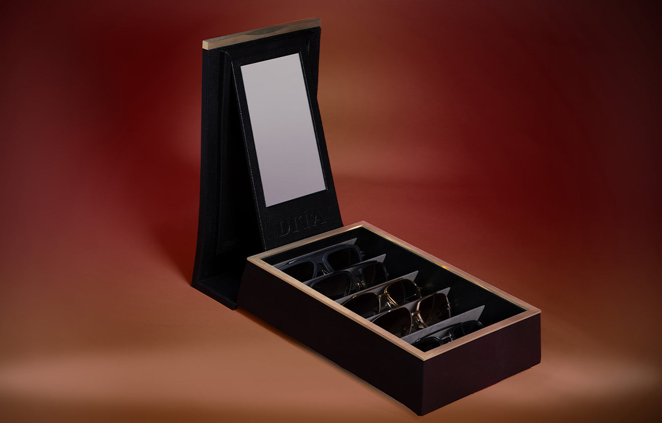 Leather 5 Frame Collectors Case - DITA Eyewear Official